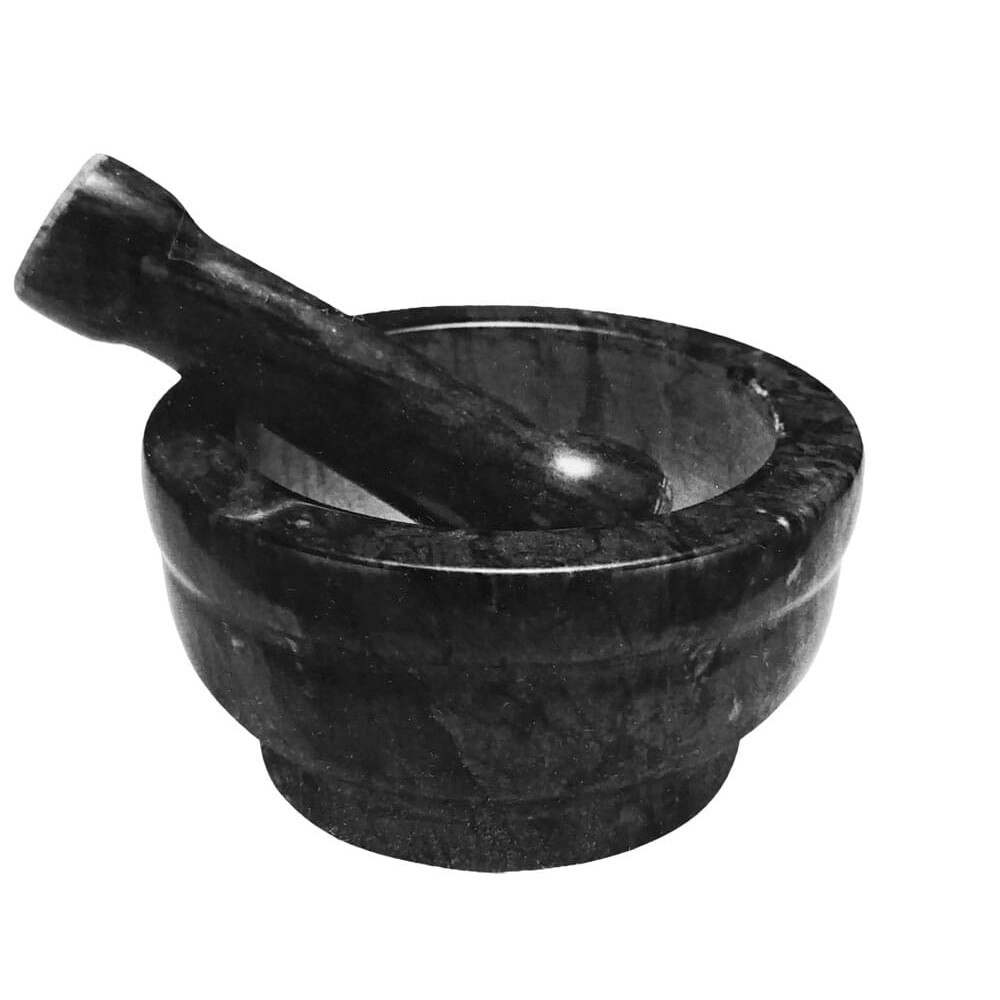 Mojar din granit, 15x8cm, ZILNER ZL-306 - Negru - eMAG.ro