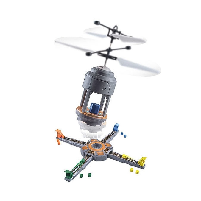 Set Drona de jucarie BattleGravityFight, cu inductie, pista de decolare ...