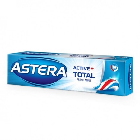 Pasta de dinti Astera Active+ Total Fresh Mint, 100 ml - eMAG.ro