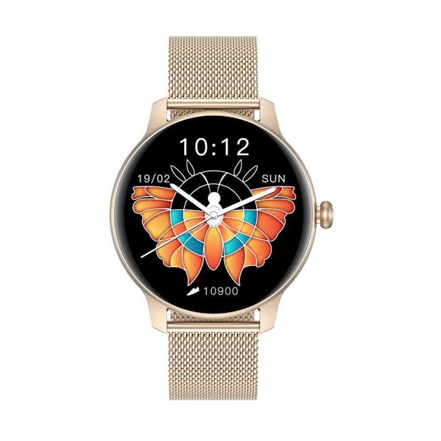 Smartwatch SW020-4, G.Rossi, Metal, Auriu - eMAG.ro