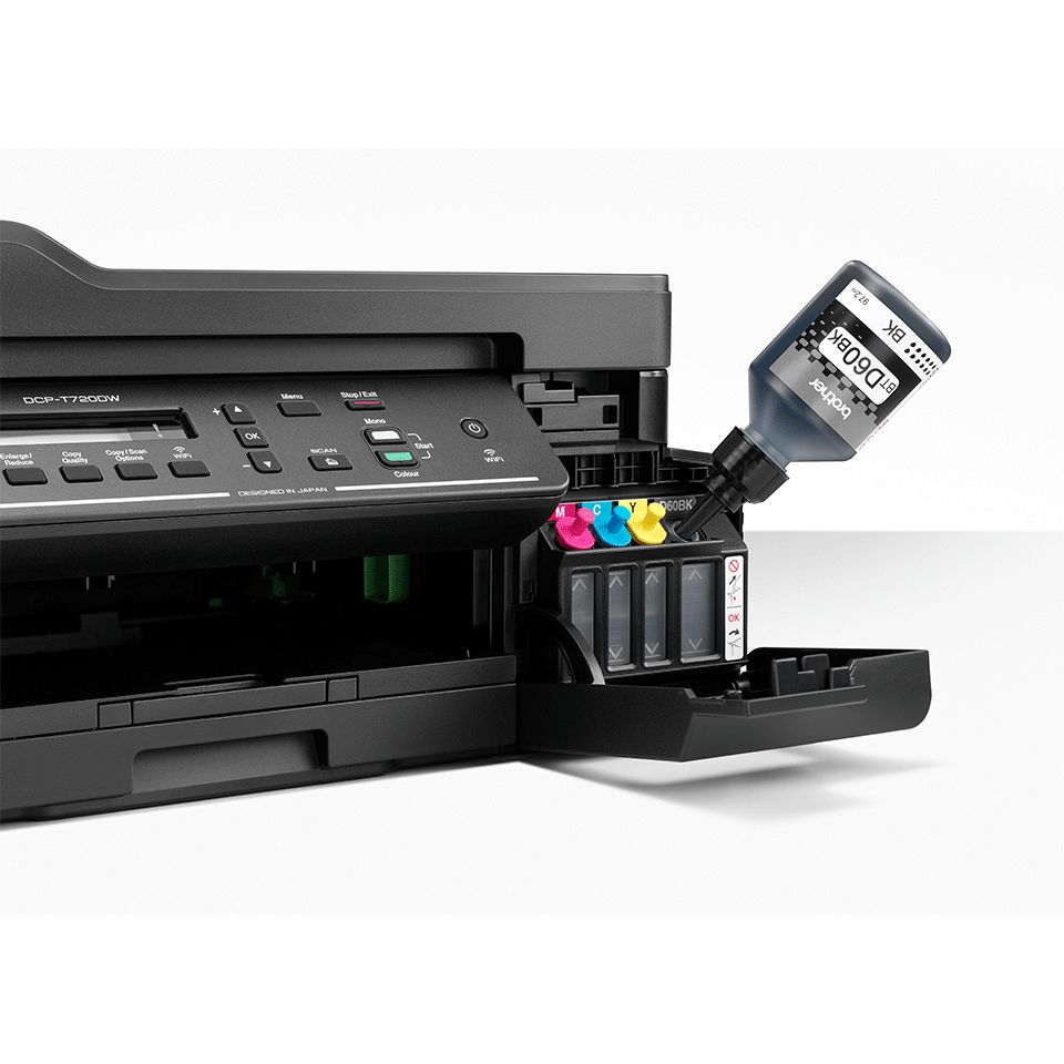 Imprimanta multifunctionala DCP-T720DW, Brother, Inkjet, Color, 17 ppm ...