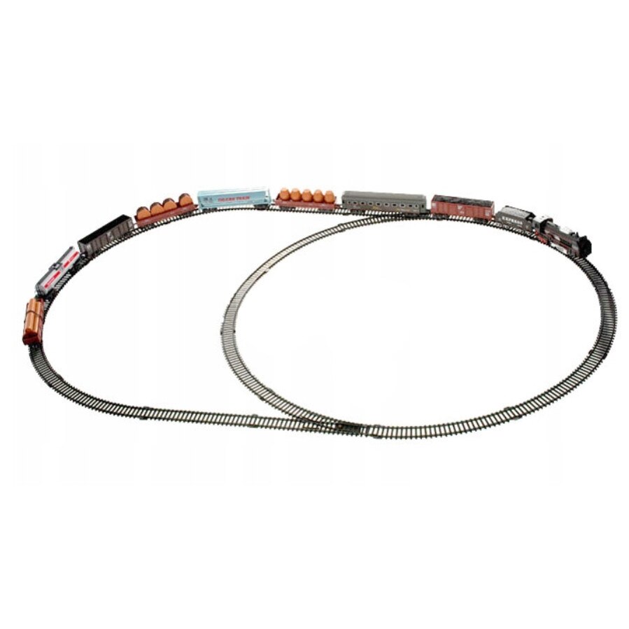 Isp Likesmart Regele Sinelor Elektromos Vonat áramkör 4 2 Méteres Sín 9 Kocsis Mozdony