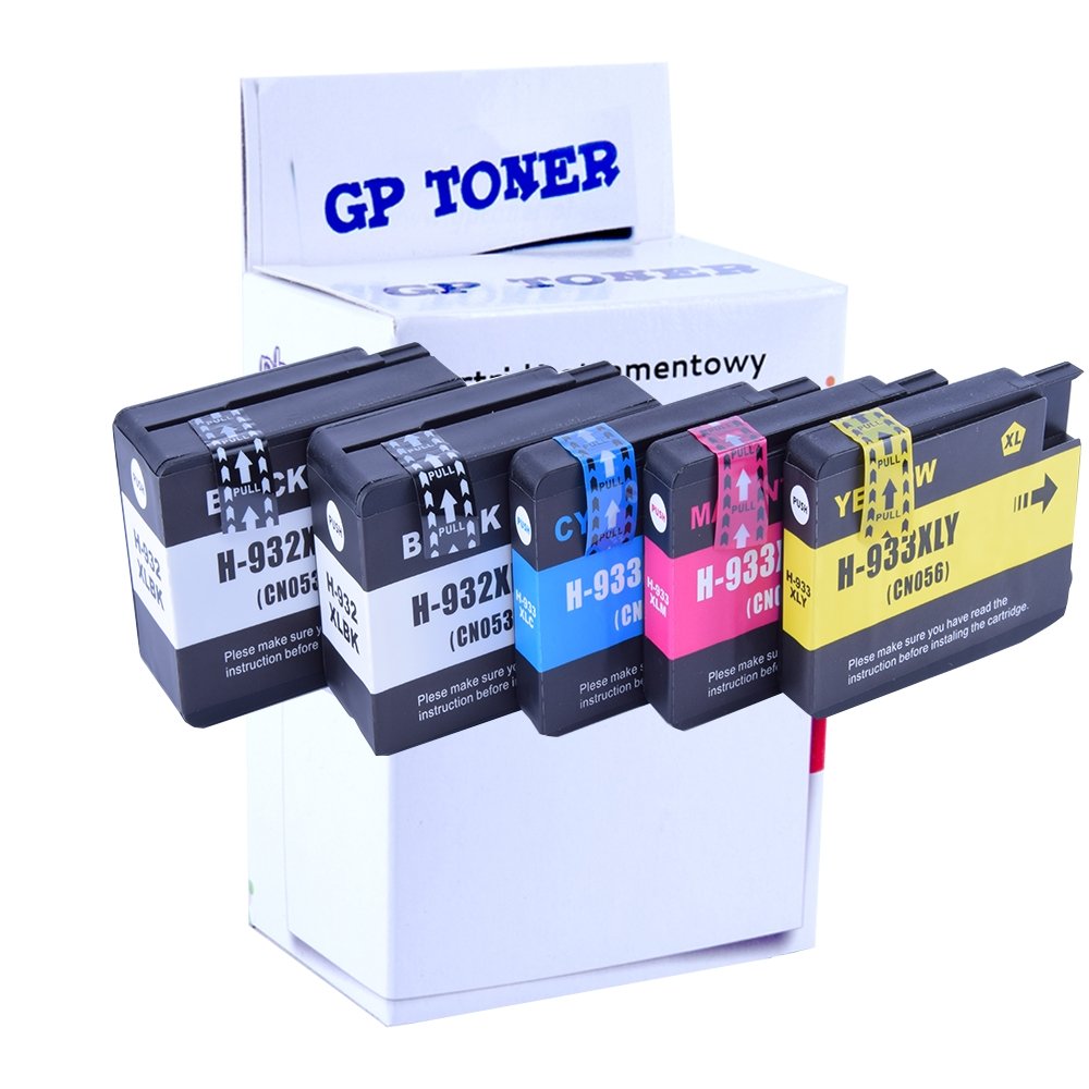 5x Cartus de cerneala, GP Toner, Compatibil cu HP 932XL 933XL Officejet ...