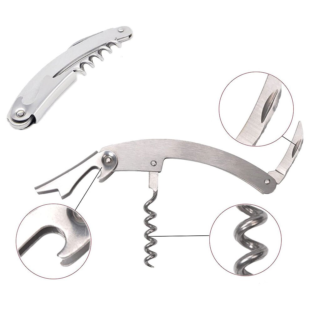 Set Accesorii Vin SIKS, 6 Piese Incluse, Ambalaj Sticla De Vin, Negru ...