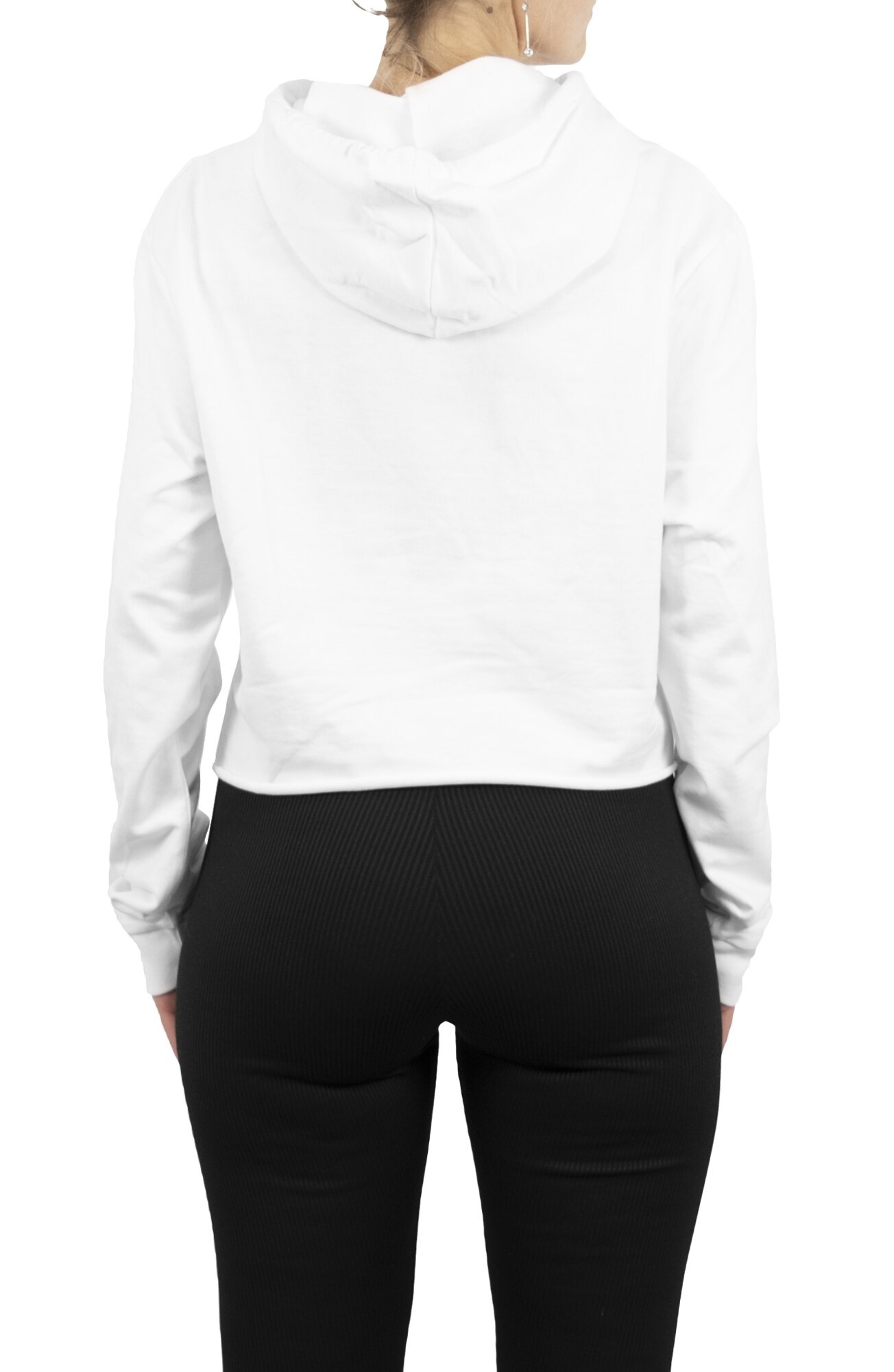 Hanorac dama, Copacul Vietii - Tree of Life, Crop, OVS, Alb, M - eMAG.ro