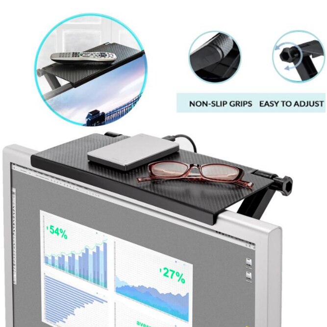 Raft reglabil pentru monitor sau televizor - eMAG.ro