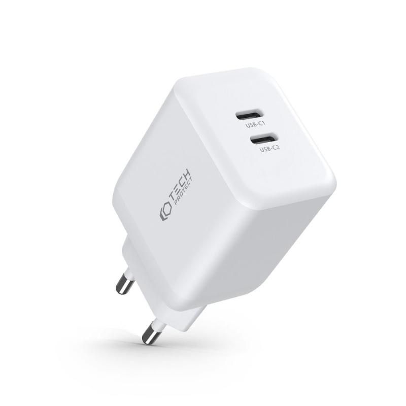 Hálózati Töltő Tech Protect C35w 2x Usb C Tápellátás 35w Fehér Emag Hu