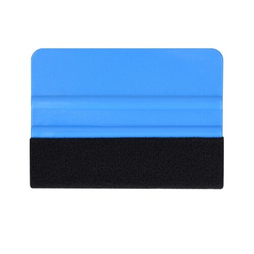 Set 4 Raclete cu pasla moale 4 inch, Kwmobile, Albastru/Negru, Plastic ...