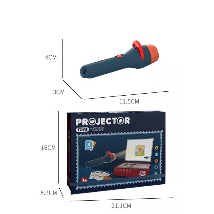 Set Mini proiector BedTimeDiary pentru copii, interactiv si educativ ...