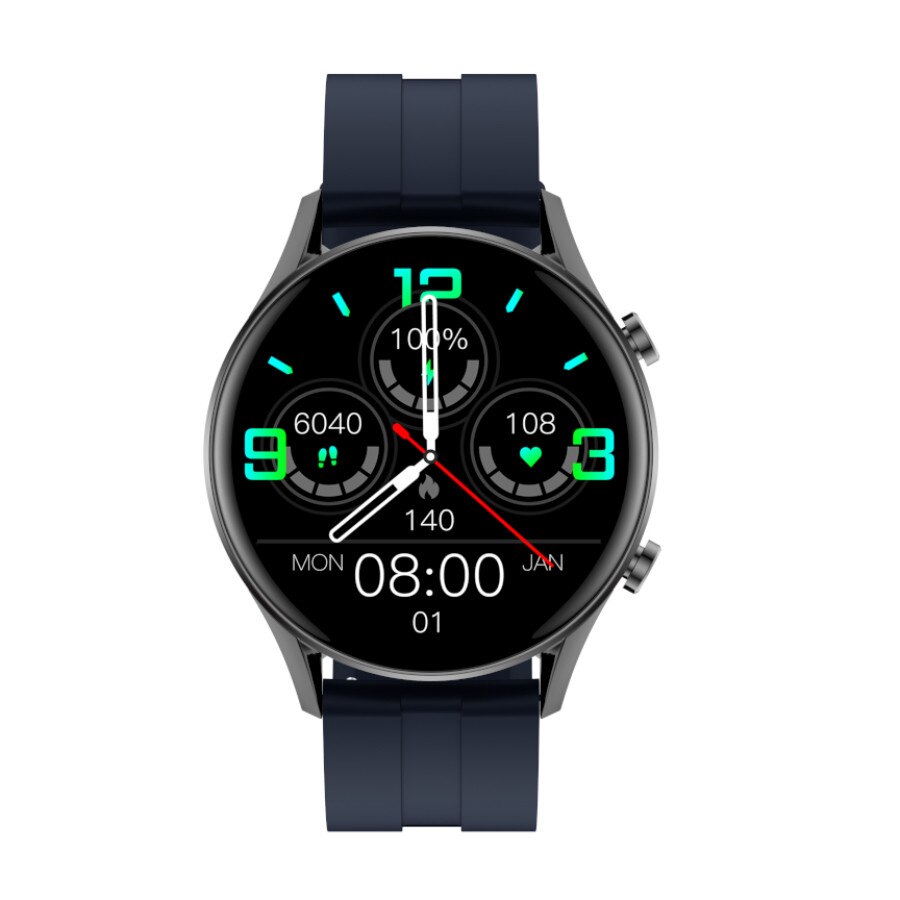 Smartwatch barbati SW019-4, G.Rossi, Cauciuc, Bleumarin - eMAG.ro