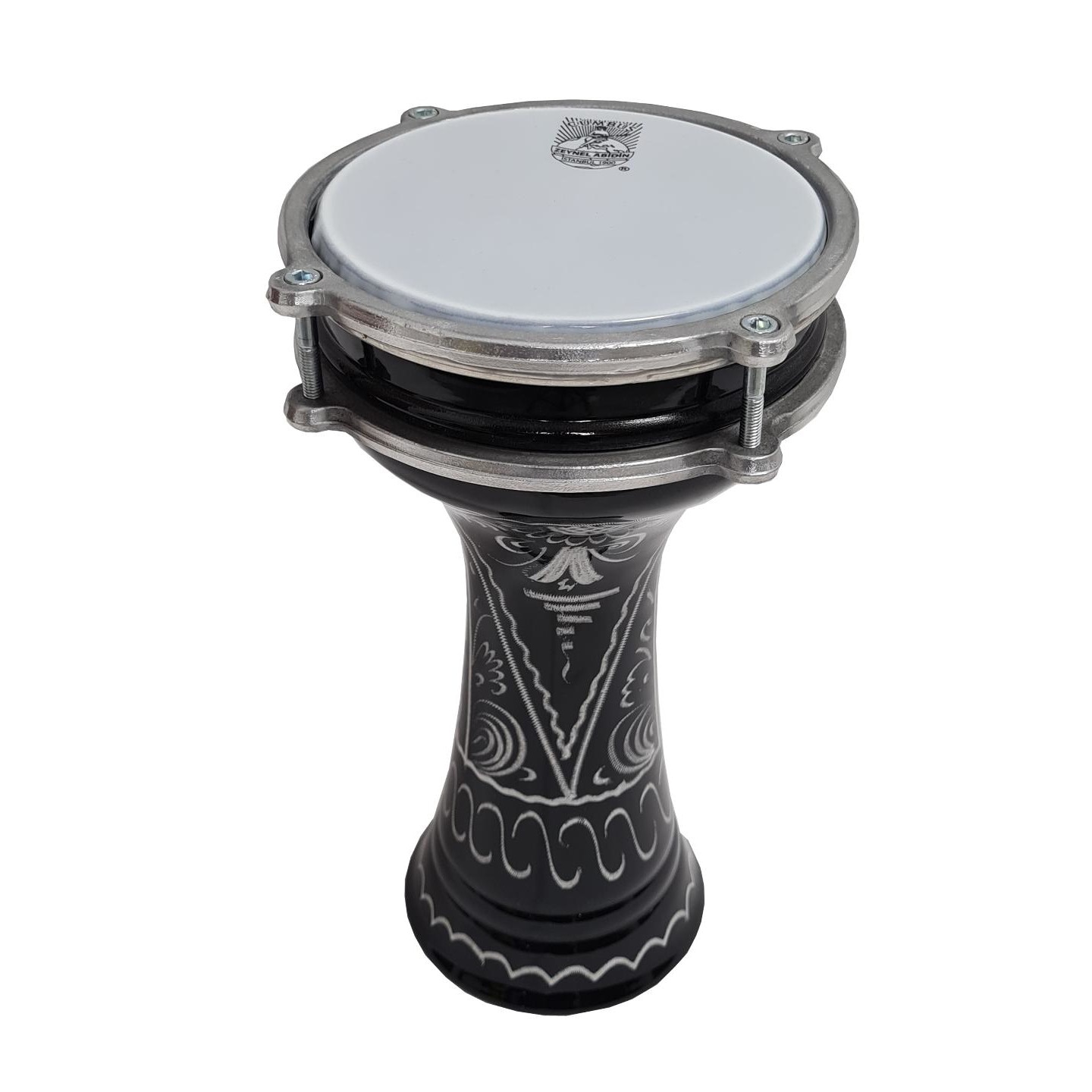 Tarabana Zilli Darbuka, diametrul 22 cm, inaltime 40 cm, culoare negru ...