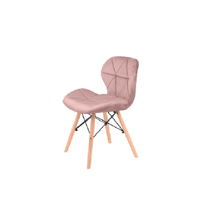 Scaun scandinav modern Sofotel Sigma, roz - eMAG.ro