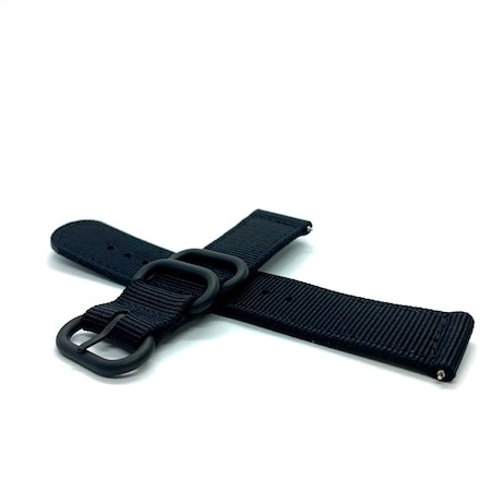 Curea ceas sport, ZYuuan, Textil, 22mm, Negru - eMAG.ro