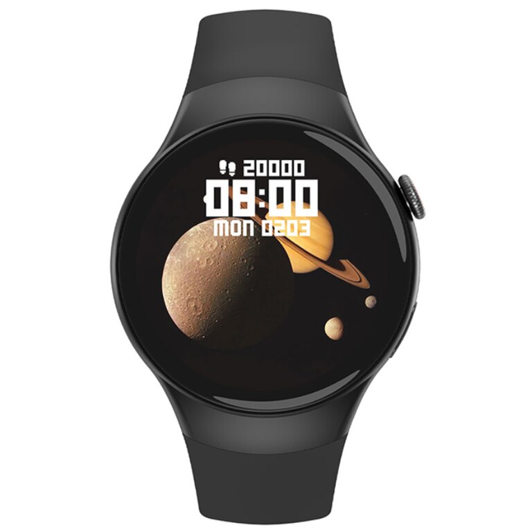 Smartwatch barbati RNCE87, Rubicon, Cauciuc, Negru - eMAG.ro