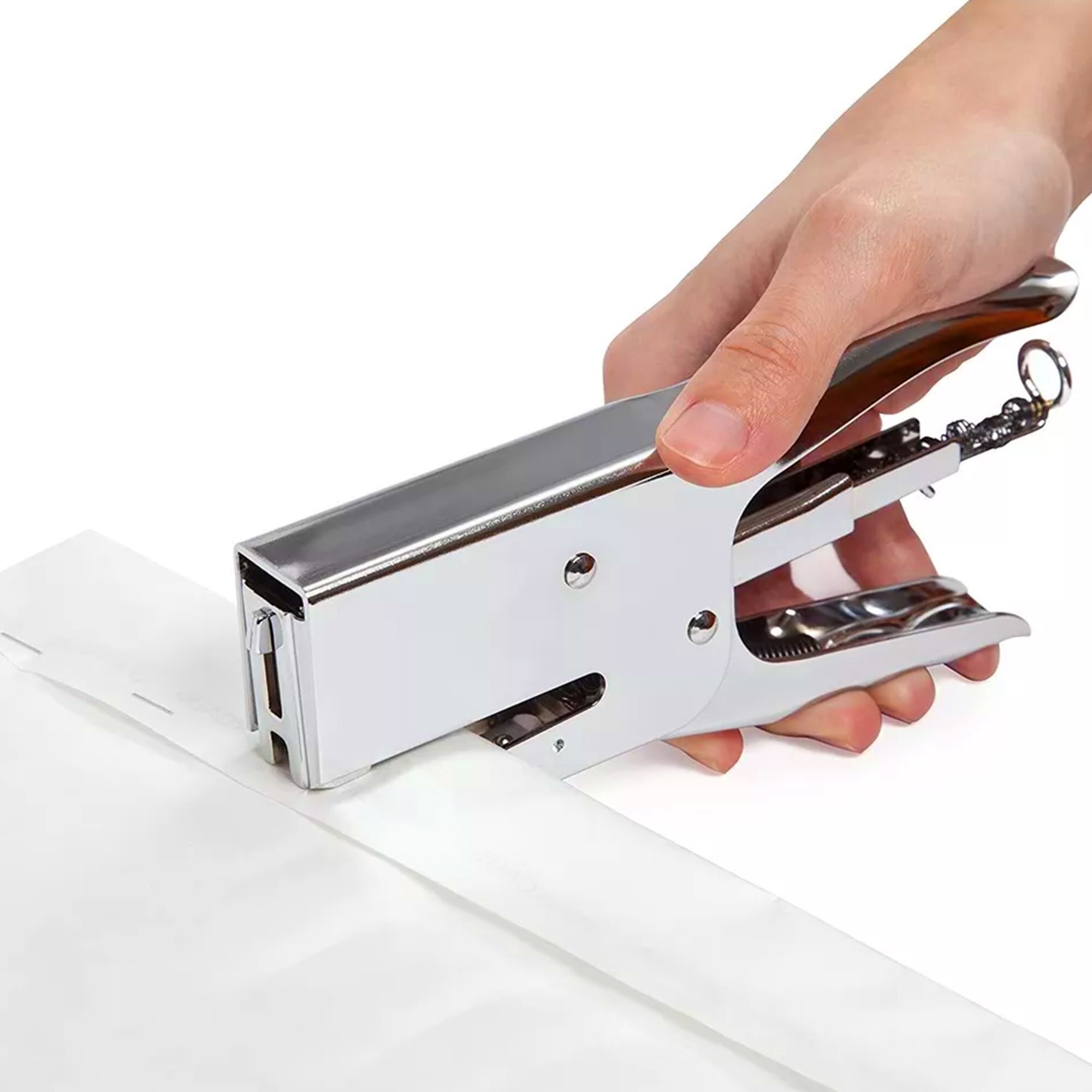 Capsator cu foarfeca, MP, 16.8x9 cm, Argintiu - eMAG.ro