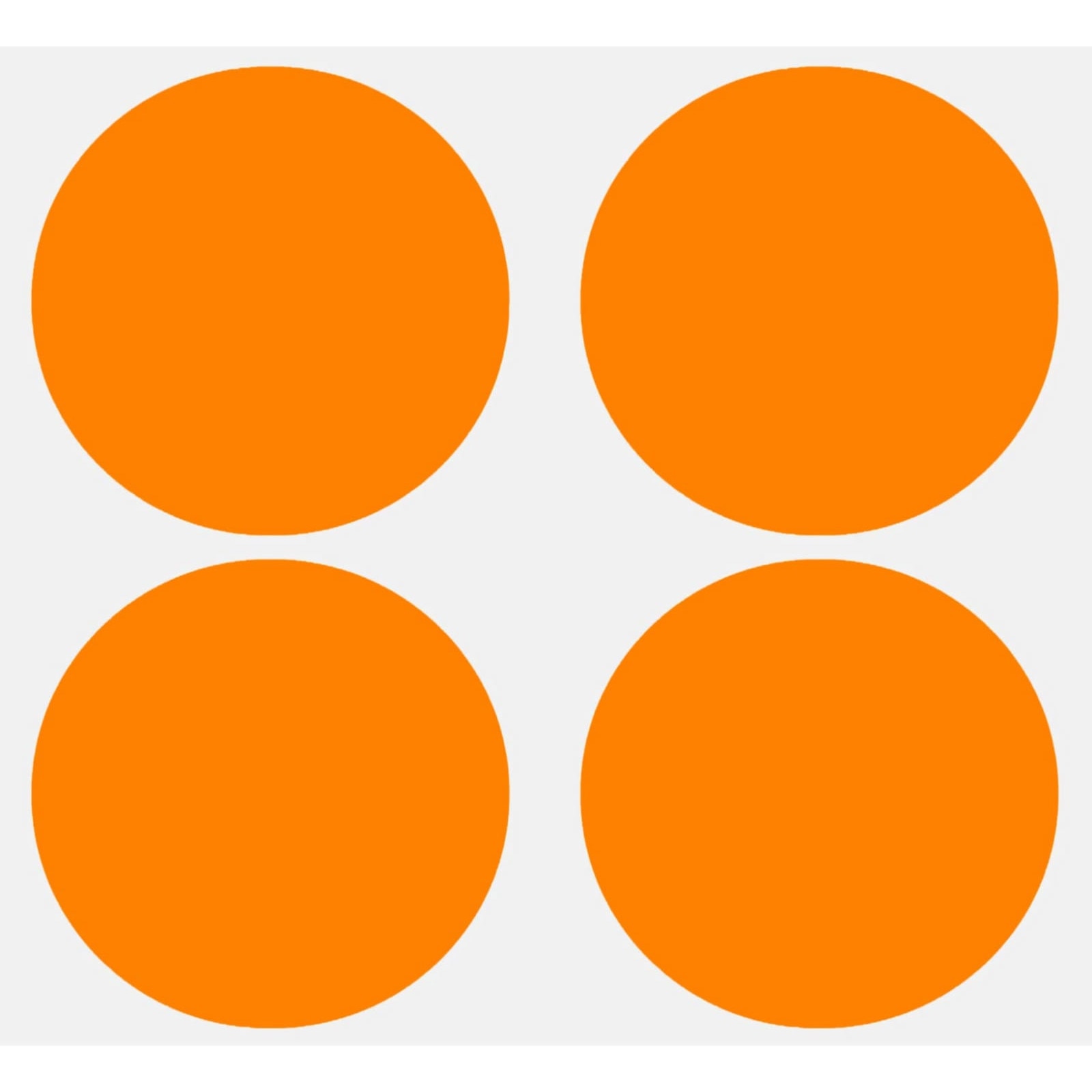 Set buline, sticker decupat, Duragon, portocaliu, 50 bucati, diametru ...