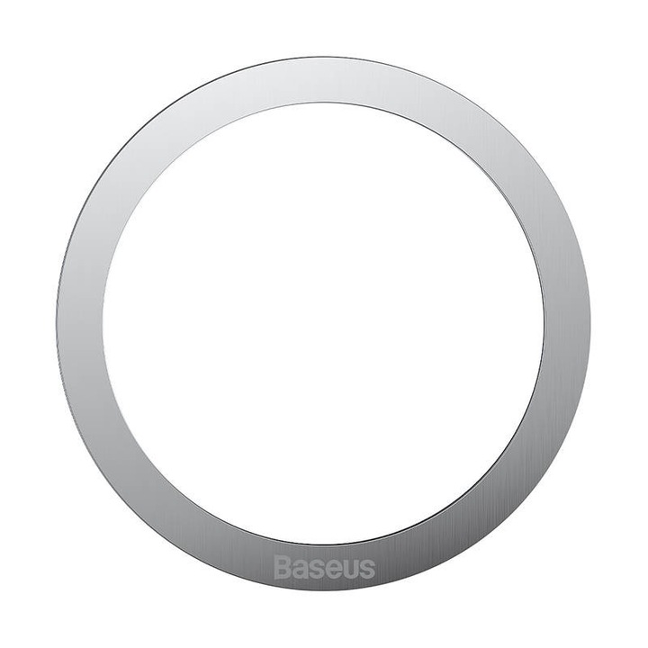 Inel magnetic Baseus Halo pentru telefoane, MagSafe (argintiu) - eMAG.ro