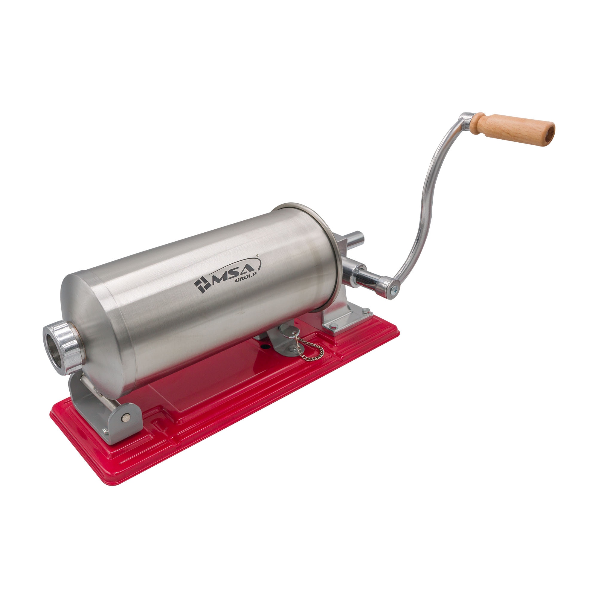 Aparat pentru umplut carnati, 4Kg, MSA, orizontal din inox, 4 Palnii ...