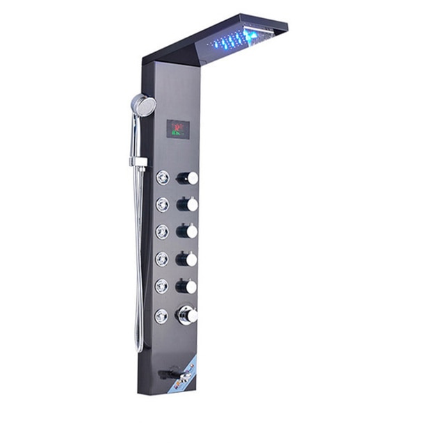 Panel dus, Blackswan, Tip M8007, model negru cu pipa, afisaj digital ...