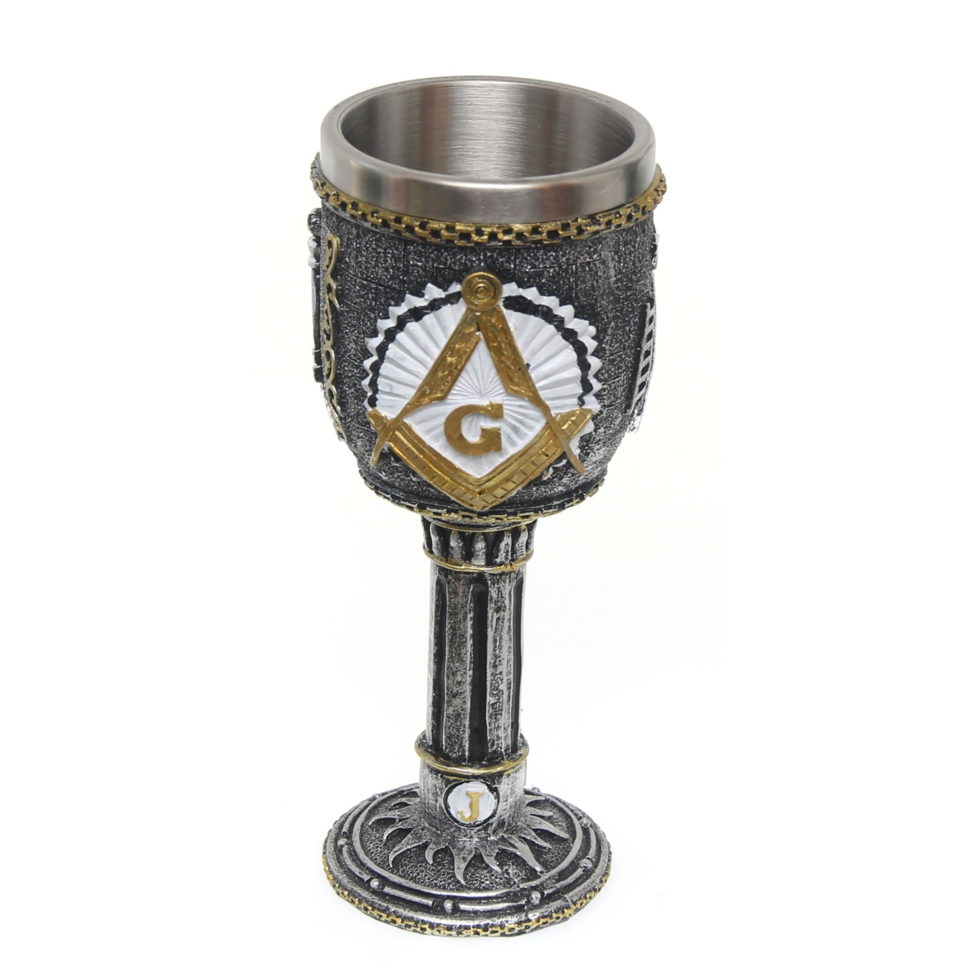 Pocal Medieval Masons 19cm 200ml decorat 360grade Tole 10 Imperial ...