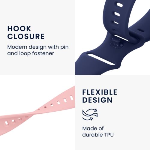 Set 2 curele pentru Huami Amazfit Bip S/Amazfit Bip S Lite, Kwmobile ...