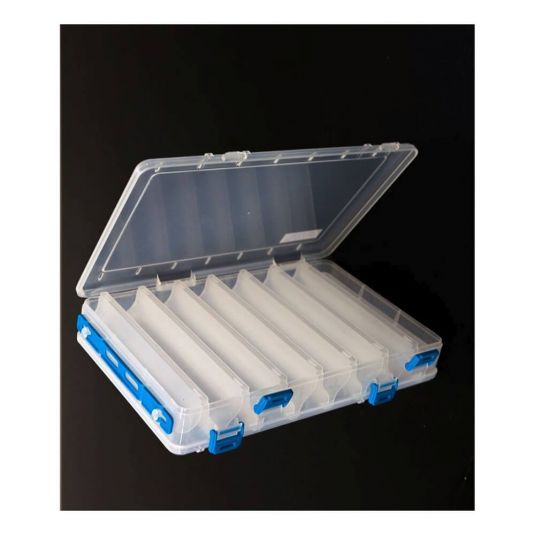 Cutie accesorii pescuit voblere naluci shaduri 2 fete 14 compartimente ...