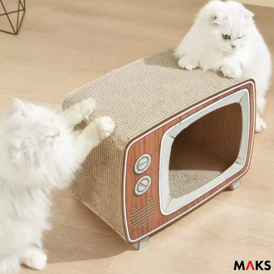 Culcus pentru pisica ta, MAKS Cat TV, model rezistent la uzura, vedeta ...