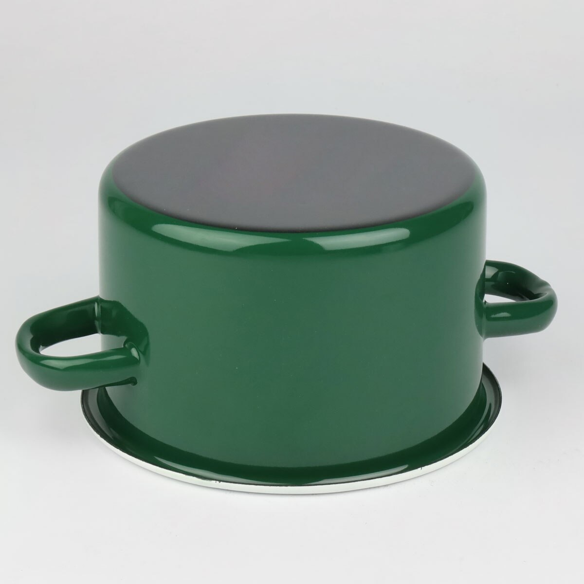 Oala emailata, Emalia Rybnik, 2L, 16 cm, Verde - eMAG.ro