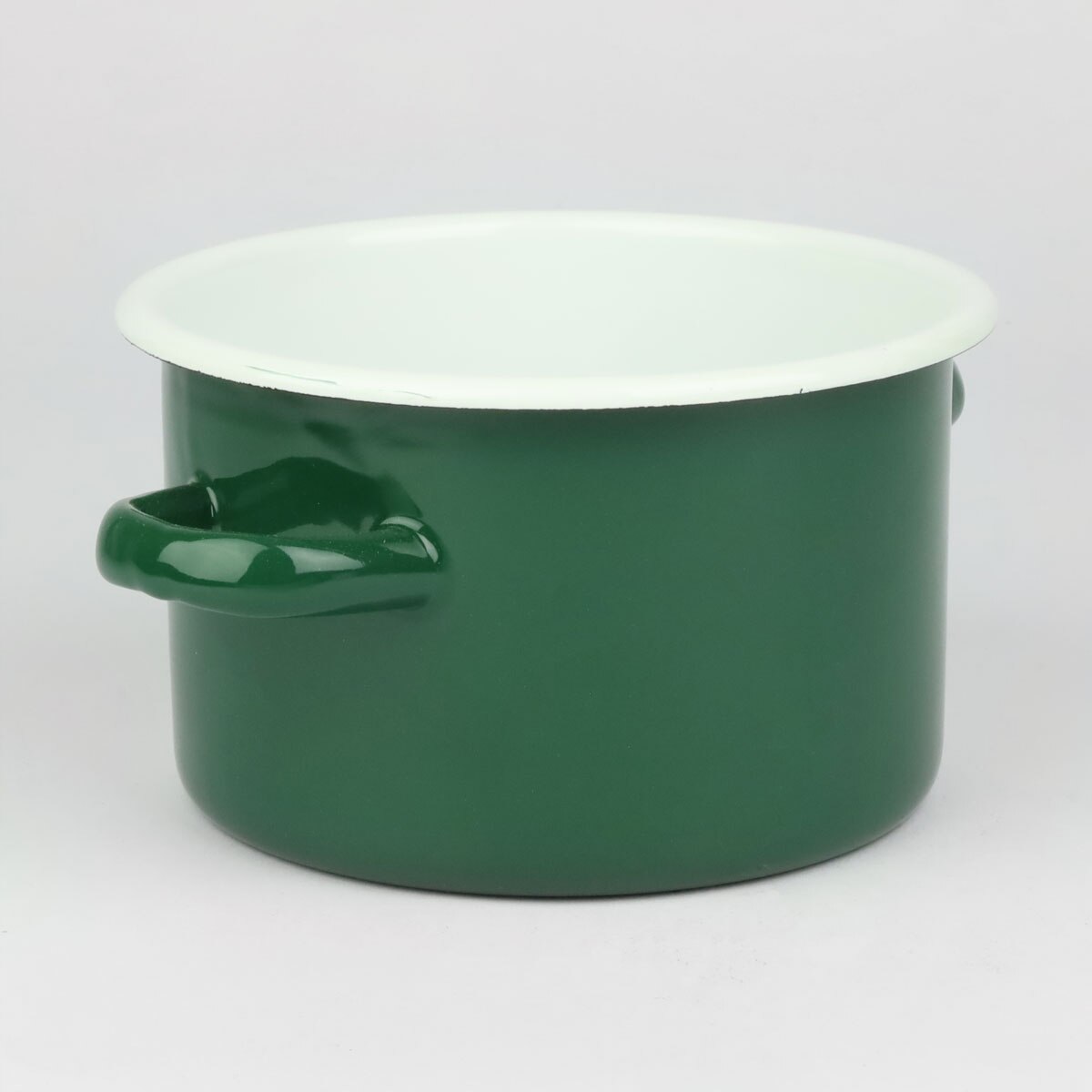 Oala emailata, Emalia Rybnik, 2L, 16 cm, Verde - eMAG.ro