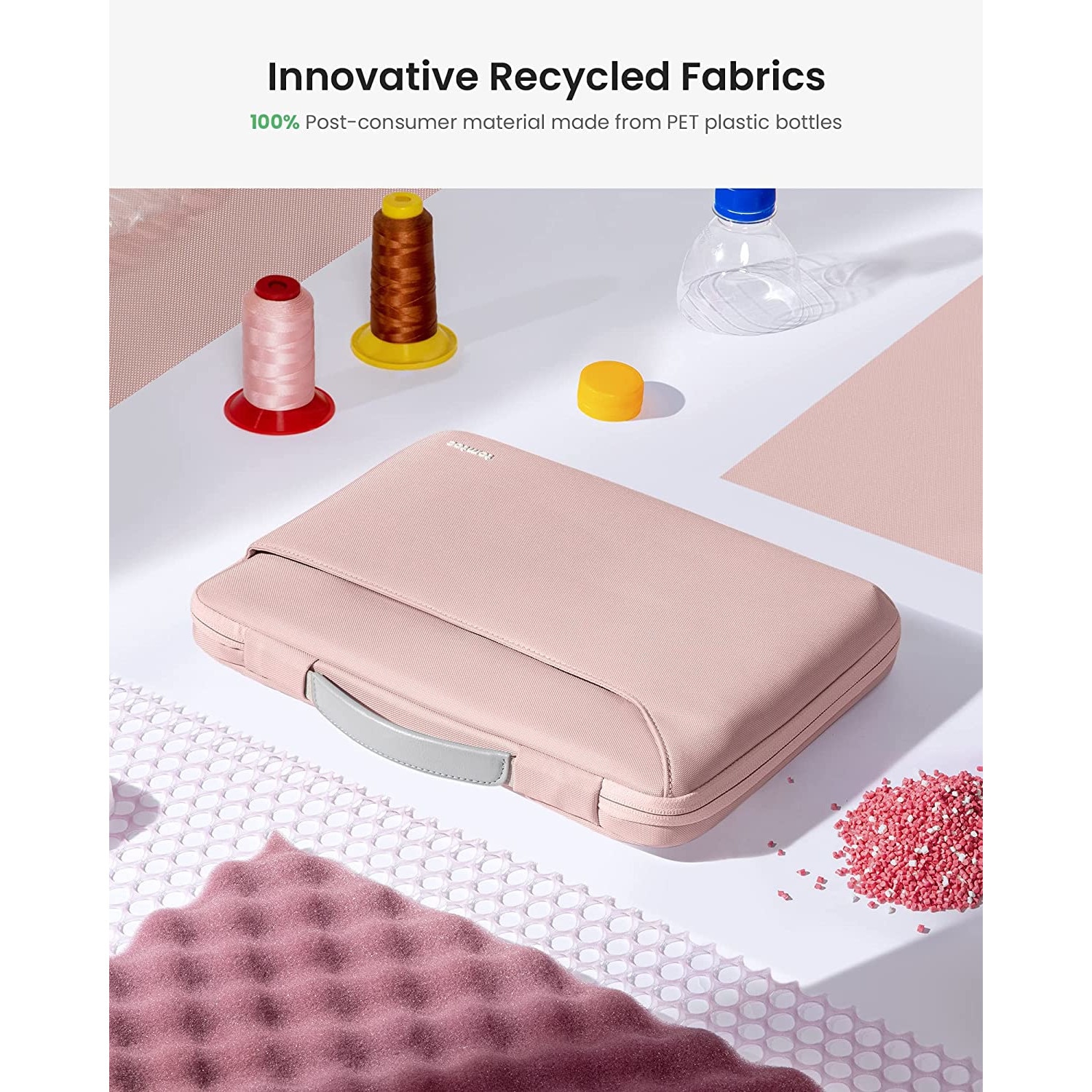 Geanta laptop, TOMTOC, MacBook Pro/Air, 13 inchi, Roz - eMAG.ro