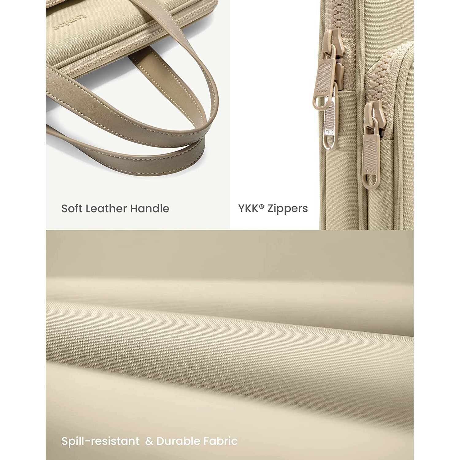 Geanta H21 Laptop, MacBook Pro/Air, 14 inchi, Crem - eMAG.ro