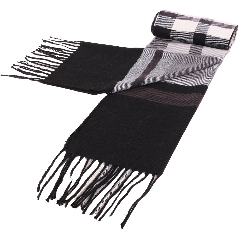 Fular pentru barbati, in carouri tip madras linii mari, sezonul rece ...