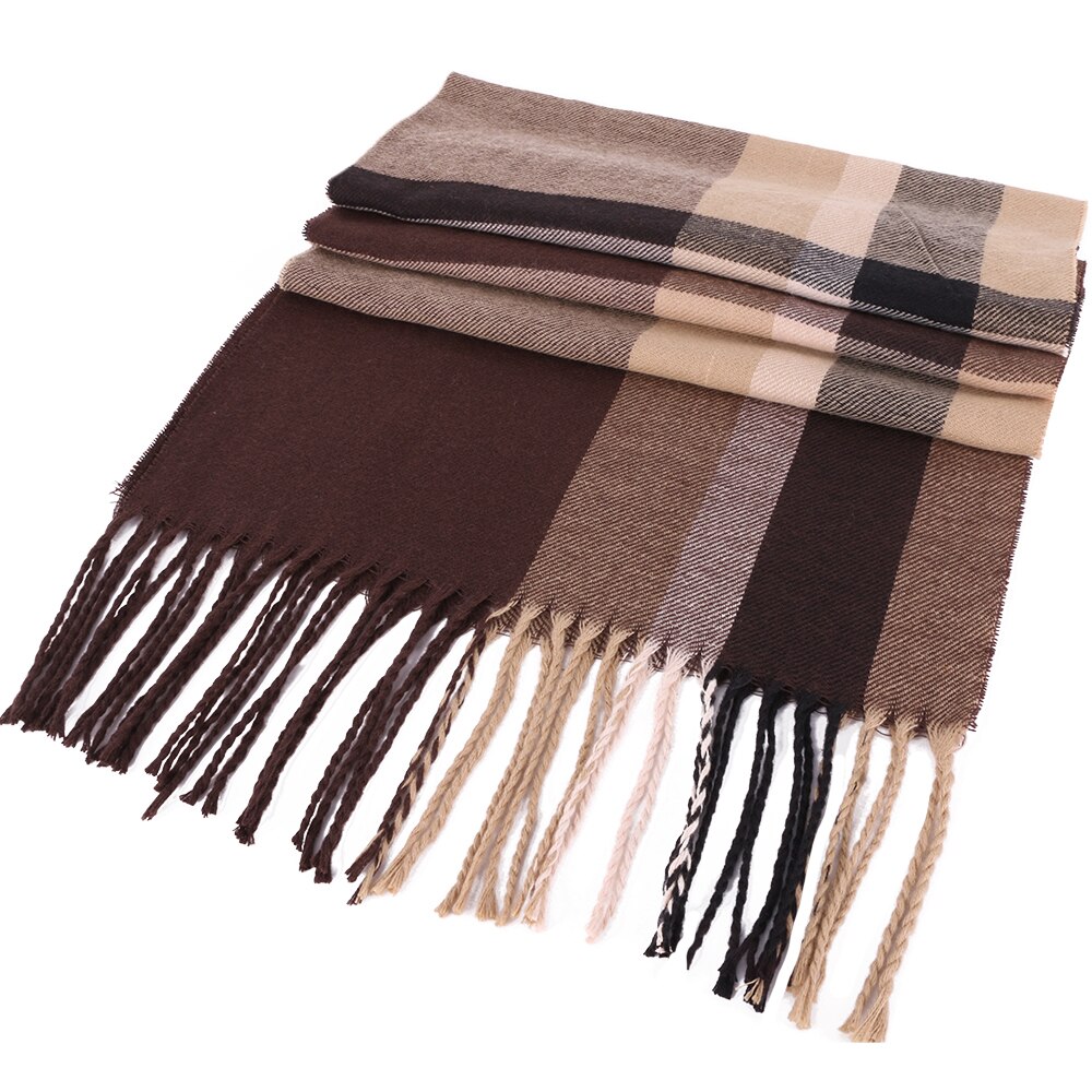 Fular pentru barbati, in carouri tip madras linii mari, sezonul rece ...