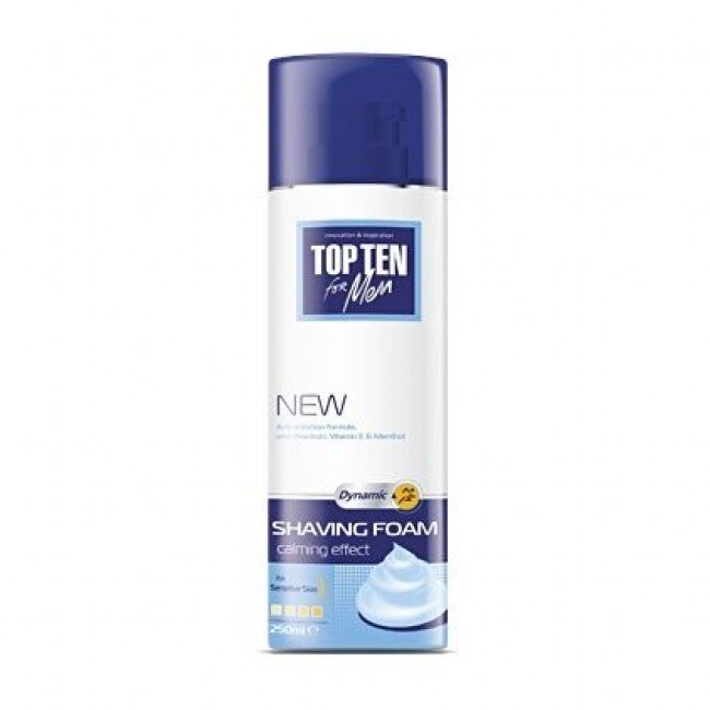 Spuma de ras Top Ten Active, 250 ml - eMAG.ro