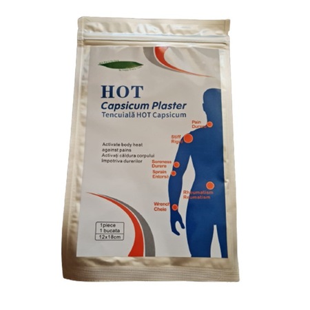 Plasturi Capsicum Plasturi – Pentru Durerii de Spate Musculare ...