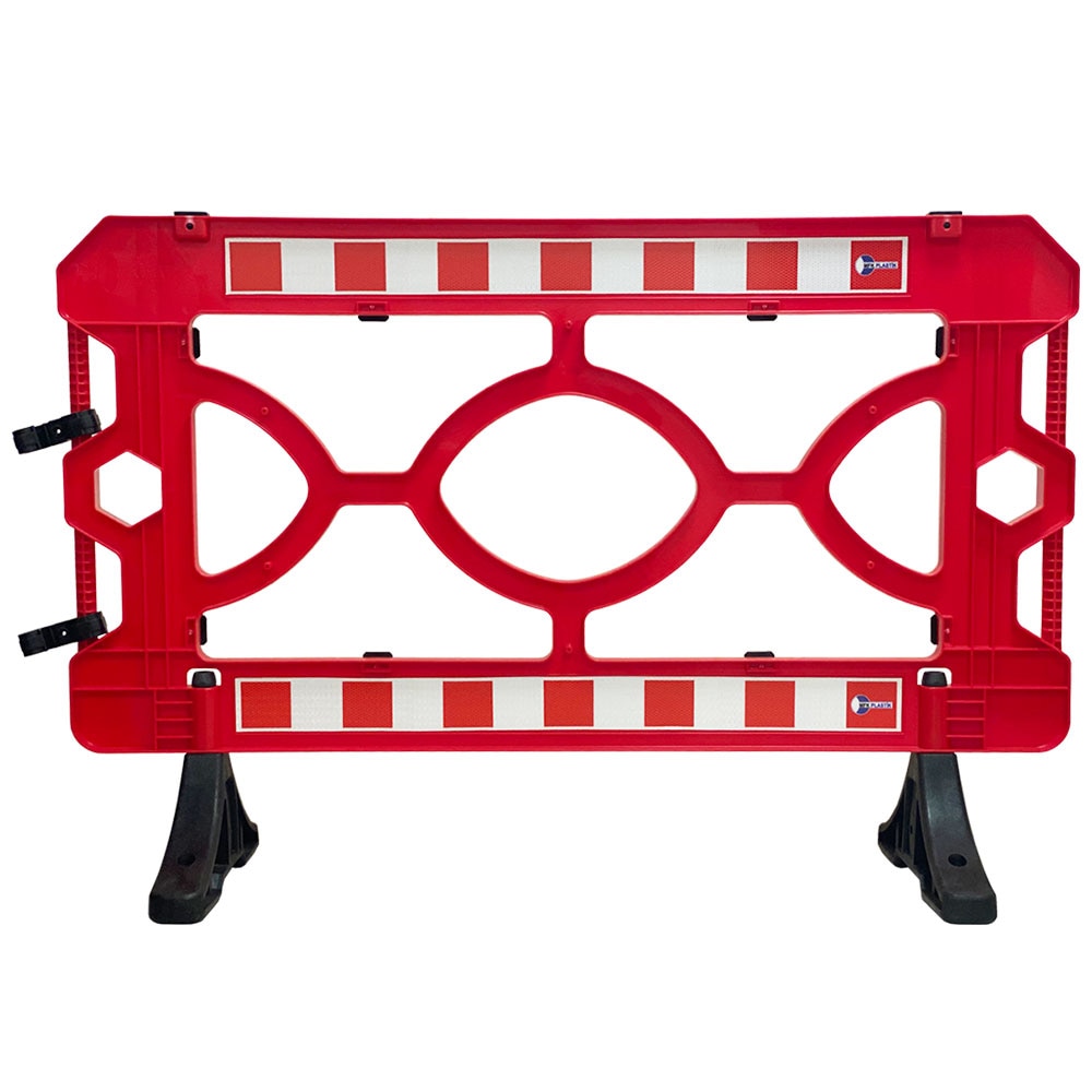 Bariera modulara pentru lucrari, Protrafic, 1500x1000 mm, rosie - eMAG.ro