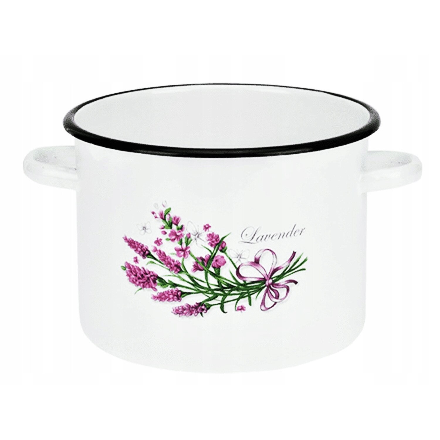 Oala emailata, Inna, 4.5L, 20cm, Alb - eMAG.ro