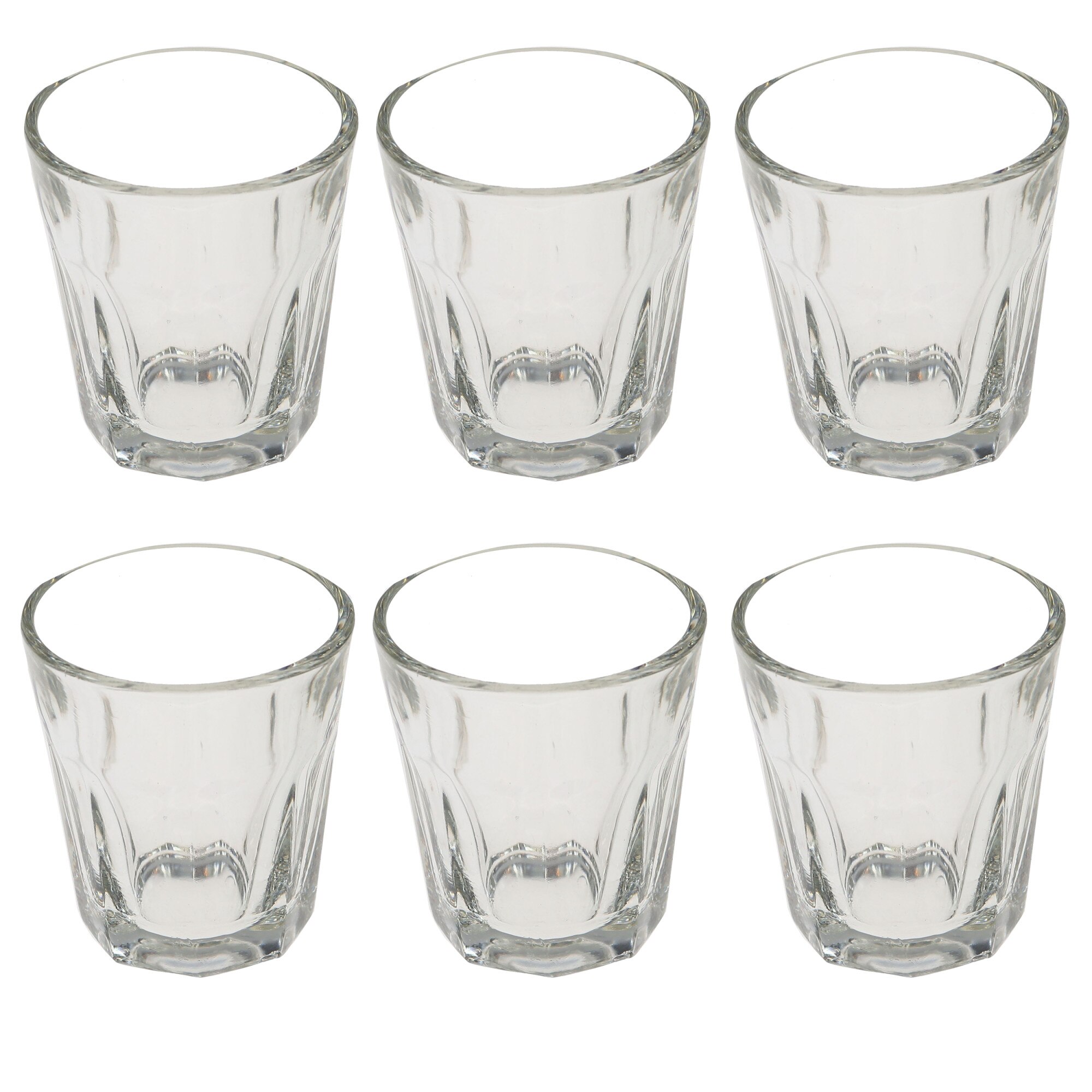 Set 6 pahare Shot, 40ml, Sticla, Transparent - eMAG.ro