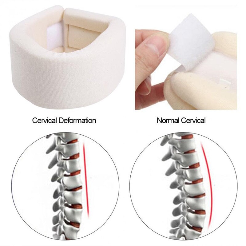 Guler cervical universal pentru calmarea durerii, captuseala ...