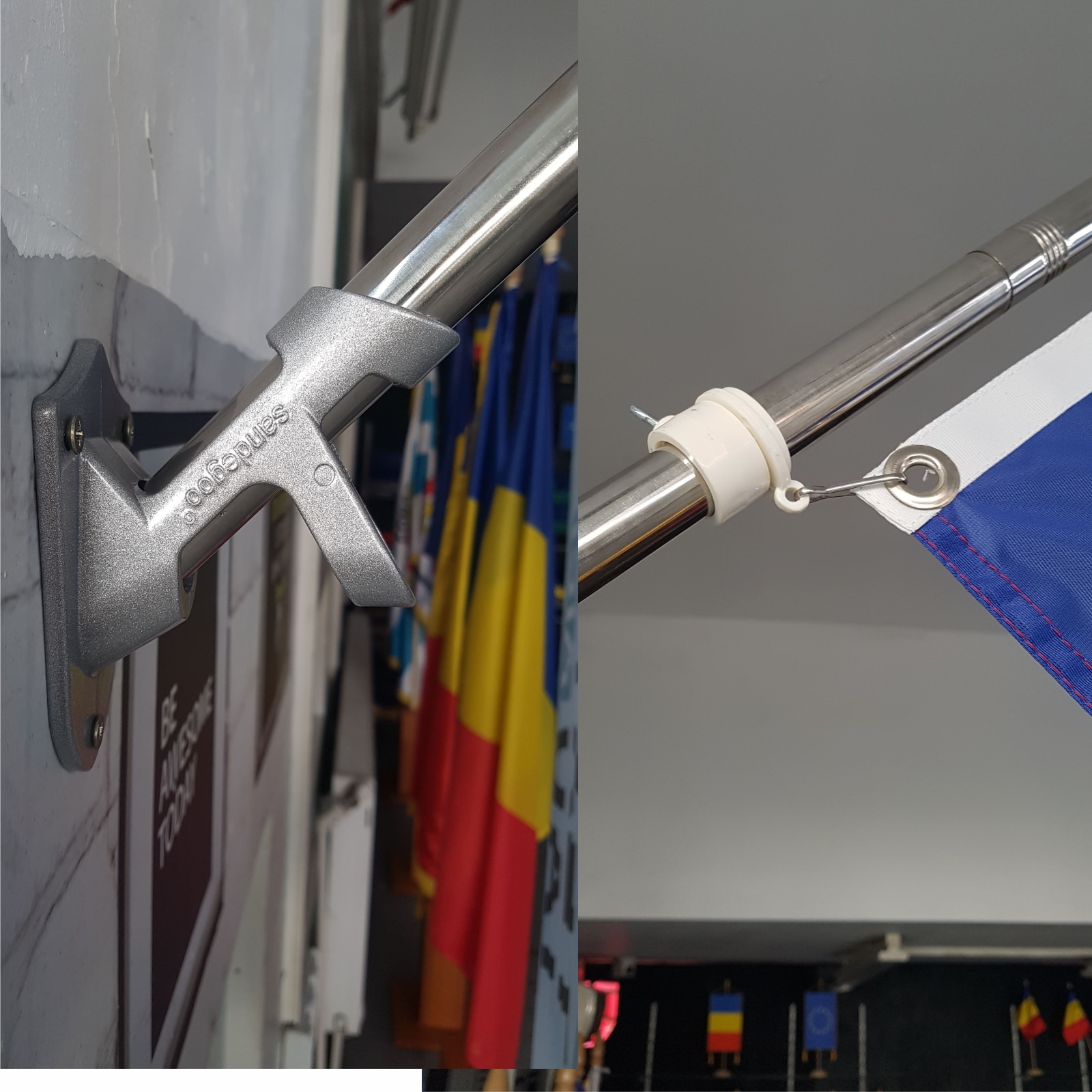 Kit Steag Romania cu lance metalica si suport perete, Color Tuning SRL ...