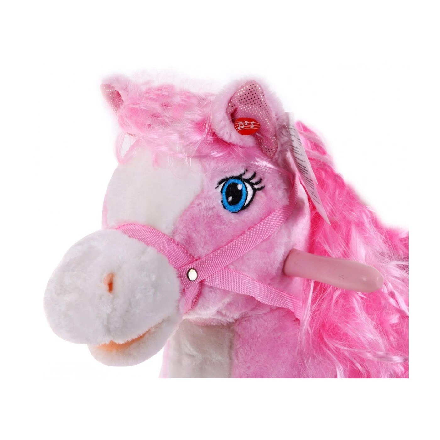 Cal balansoar Timeless Tools Rocking Horse, cu sunete, roz - eMAG.ro