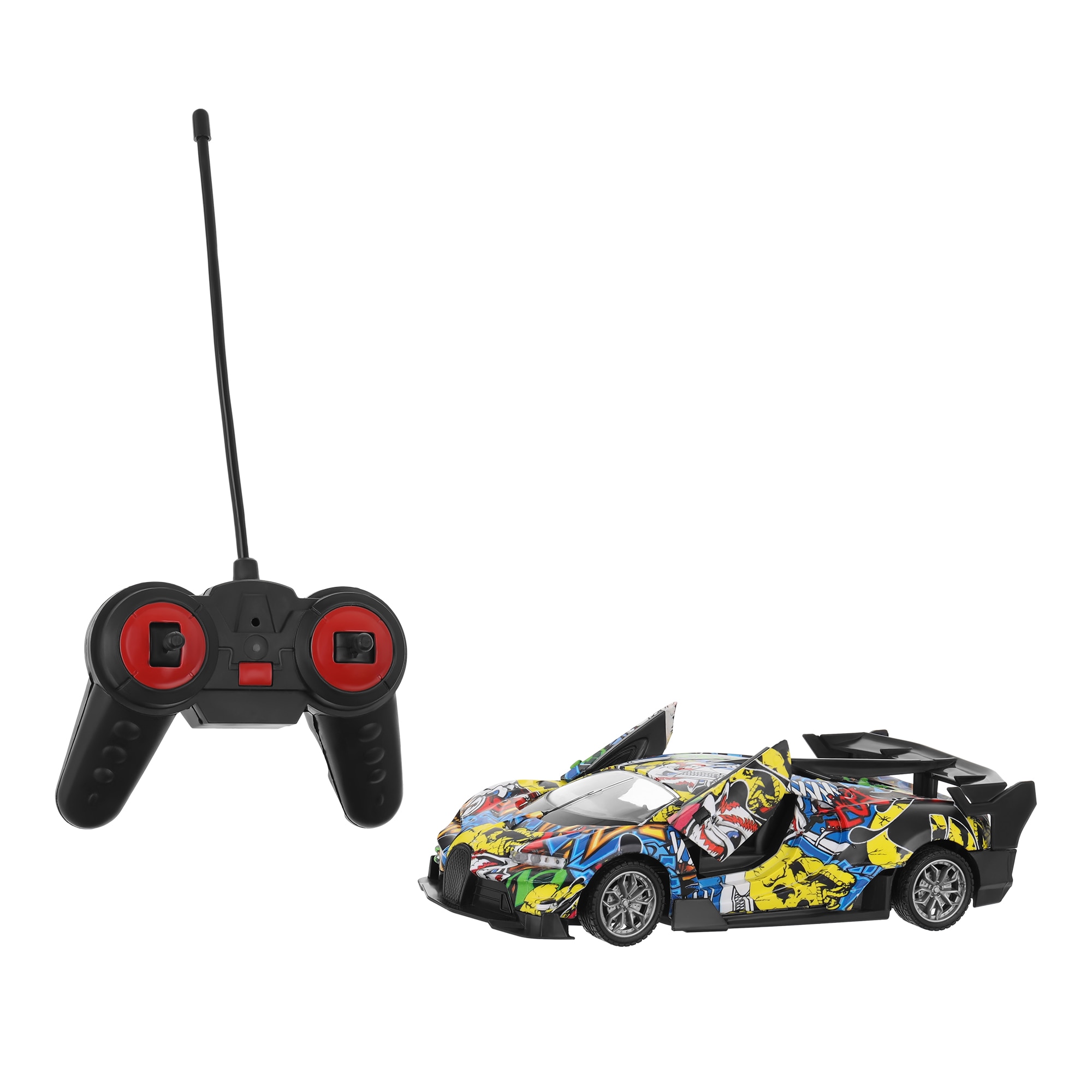 Masina de jucarie cu telecomanda pentru copii, telecomanda inclusa ...