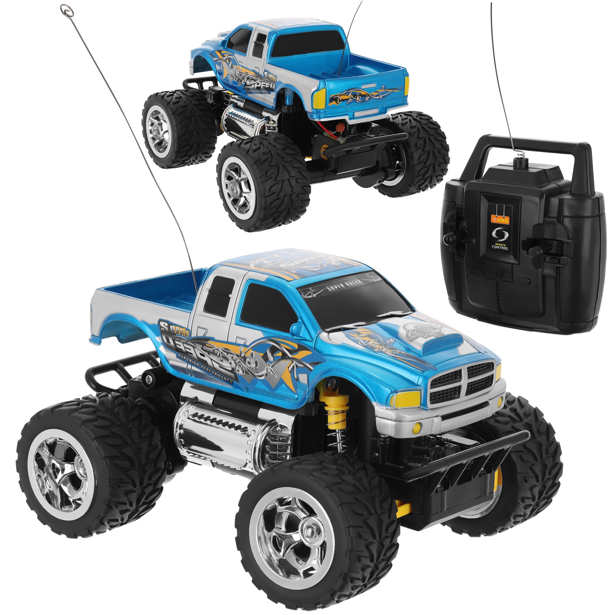 Jeep x-savage vehicul de teren cu telecomanda - eMAG.ro