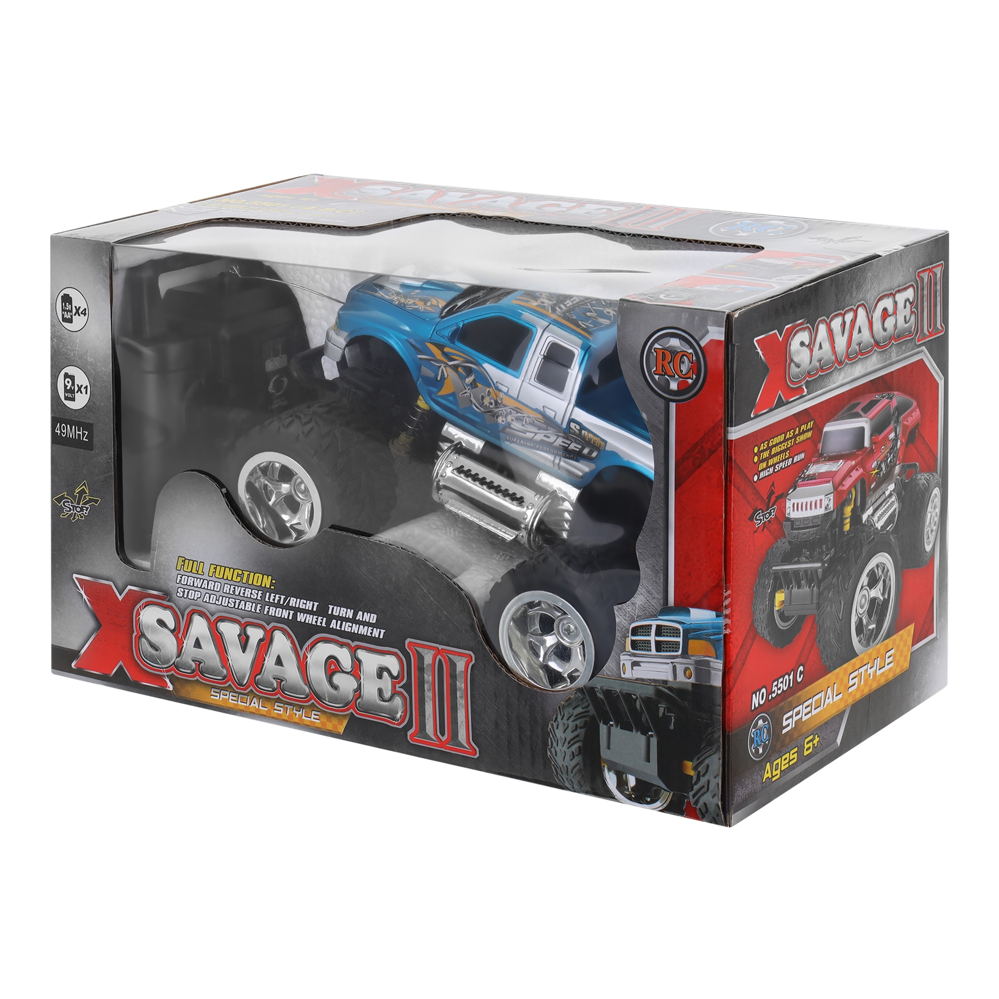 Jeep x-savage vehicul de teren cu telecomanda - eMAG.ro