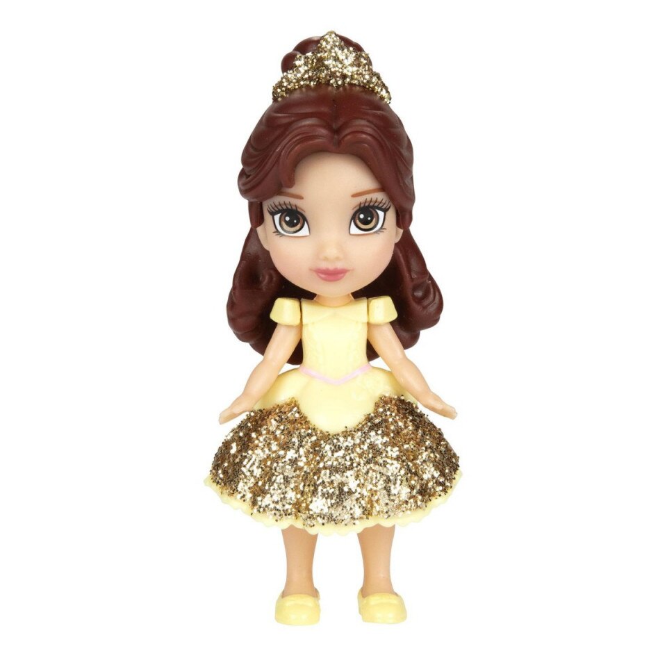 Mini papusa Disney Princess, model Belle, 8cm - eMAG.ro