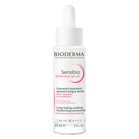 Ser concentrat hidratant Bioderma Defensive Sensibio, pentru ten ...