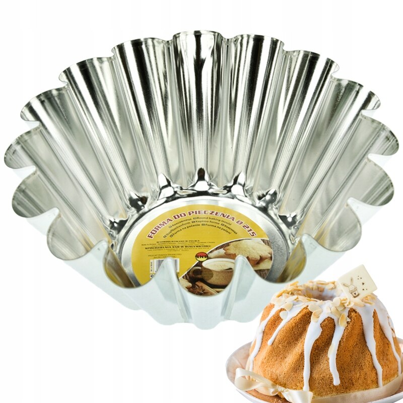 Forma Prajituri, SNB, 23 cm, Tabla Zincata, Argintiu - eMAG.ro