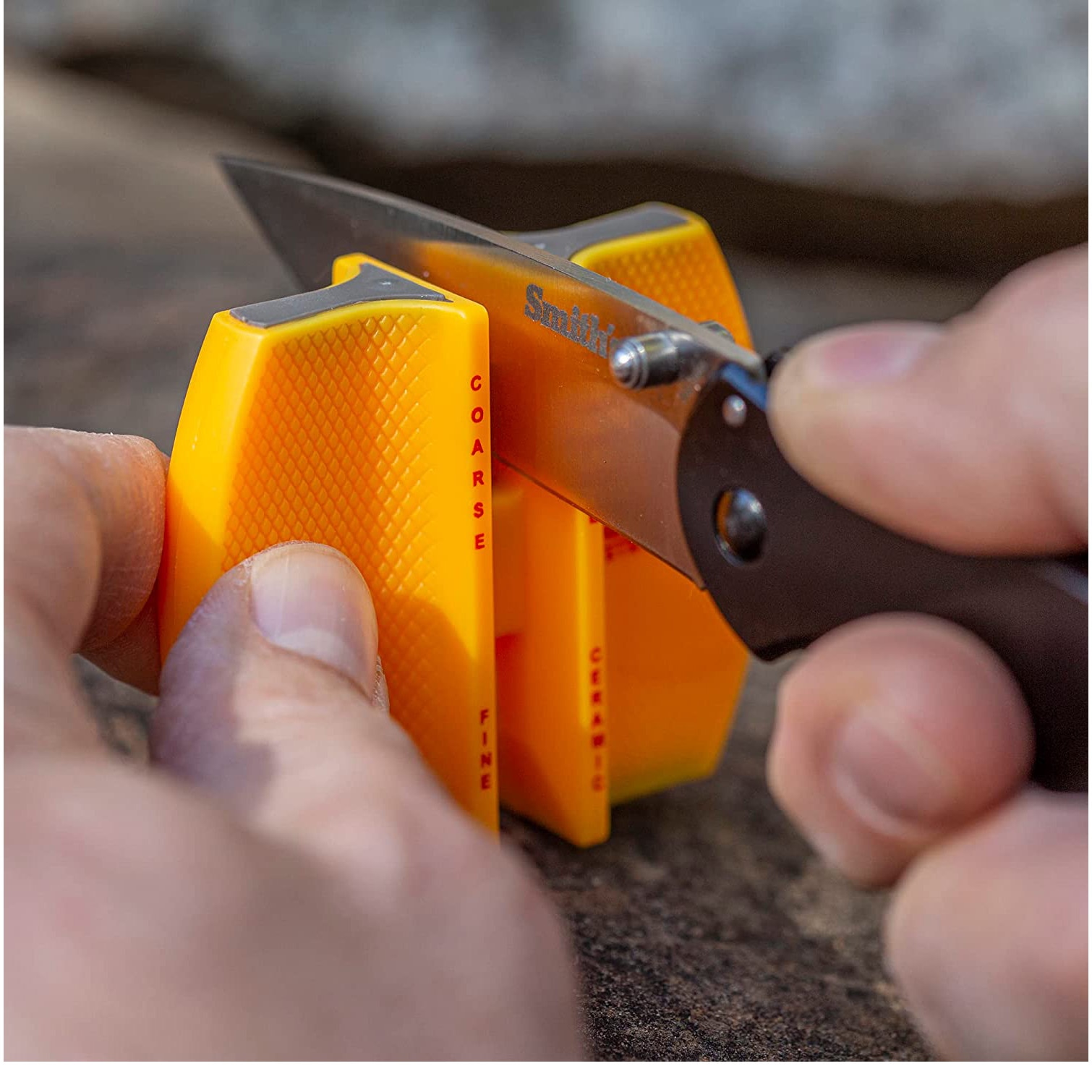 Инструмент за заточване на ножове Smith's 2-Step Knife Sharpener - eMAG.bg