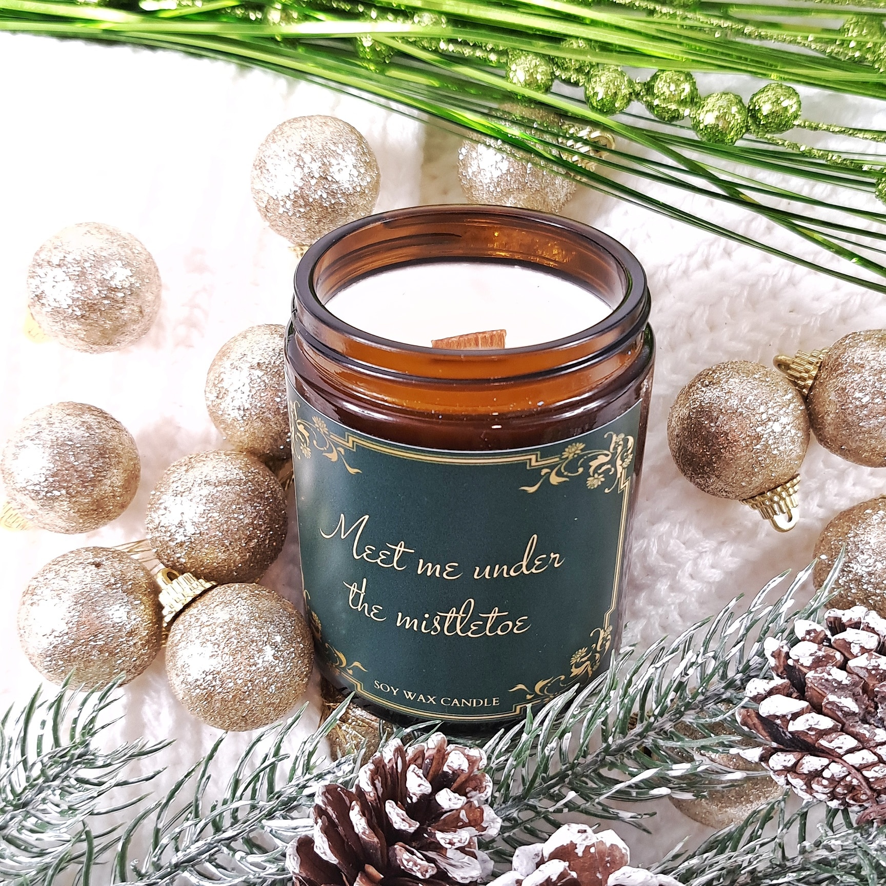 Lumanare parfumata din soia, Yorkie Candles, Meet me under the ...