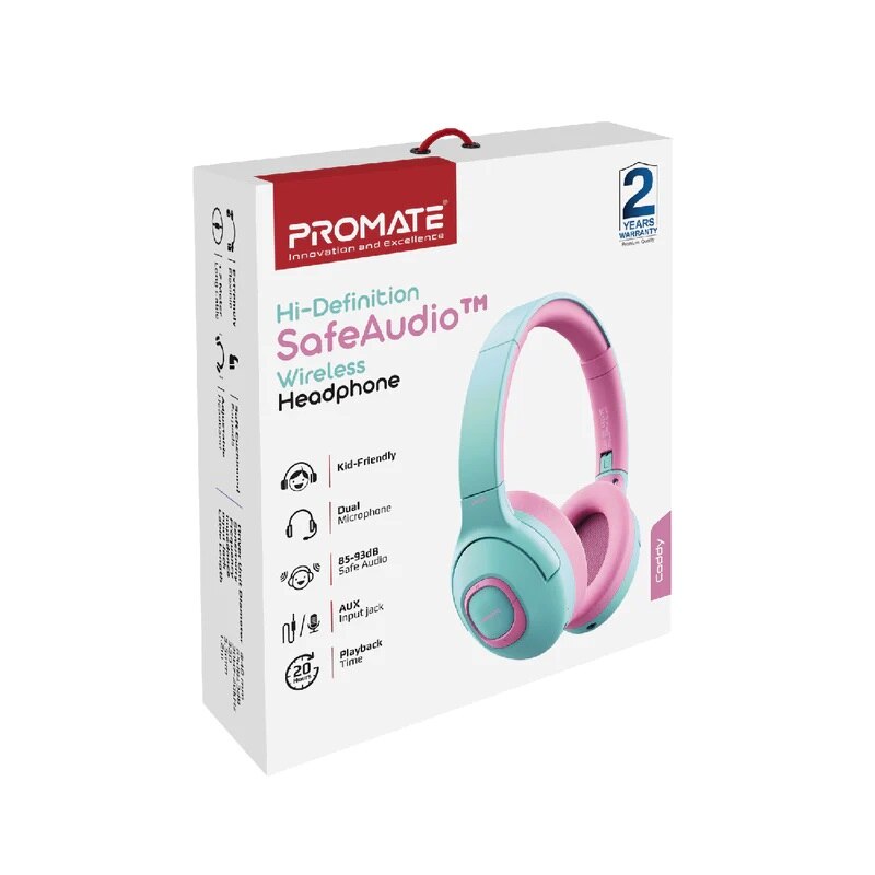 Безжични слушалки ProMate, Coddy, Bluetooth v5.0, Headset with ...